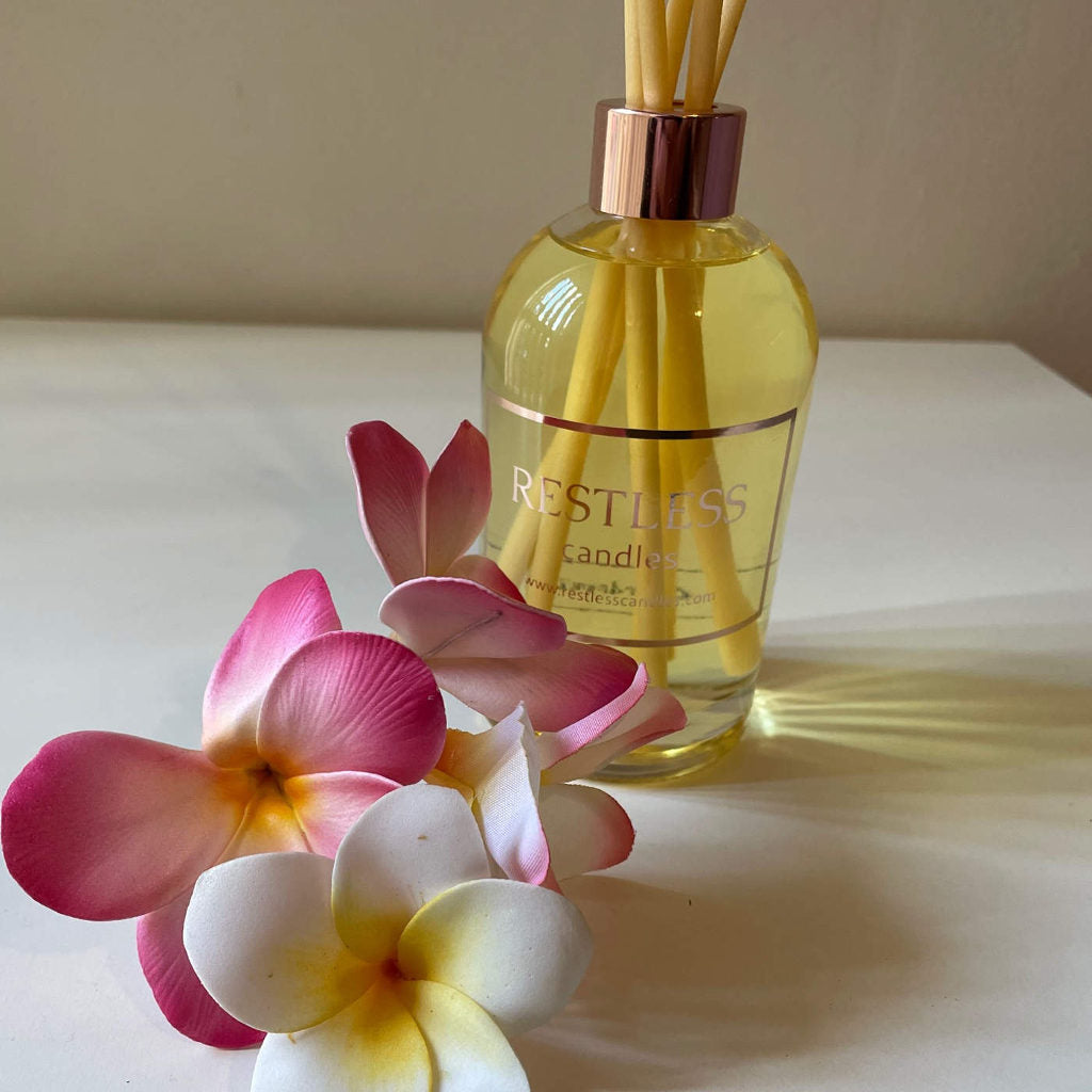 Frangipani - Large Reed Diffuser (300ml) – RESTLESS Candles